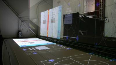 China Large Size Holographic Reflection Film Virtual Projection for 3D Hologram Projector System for sale