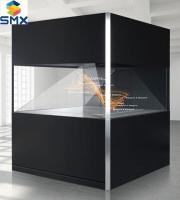 China 4 Sided Pyramid holographic 3d display Units for POS Advertising for sale