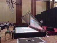 China Eyeliner 3D Holographic Foil Hologram Technology 3D Hologram for Events , Shows for sale