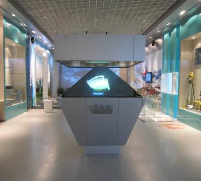 China Adjustable Light 3D Holographic Display Sheet Metal Builted In Loud Speakers for sale