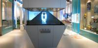 China Adjustable Light 3D Holographic Display Sheet Metal Builted In Loud Speakers for sale