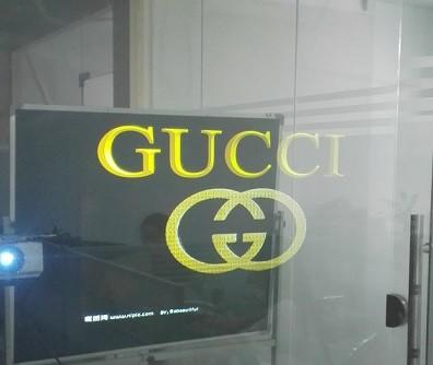 China High Contrast Holographic Projection Screen Window Film Holo Foil for sale