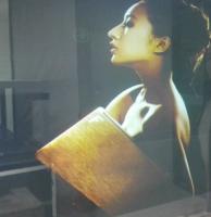 China 3D Holographic Rear Projection Film Adhesive Self Glass 170° View Angle for sale