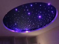 China IR Control Fiber Optic Light Ceiling Panels RGB Lights 7 Colors For Bathroom Bedroom Kitchen for sale
