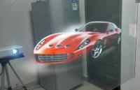 China 3D Holographic Rear Projection Film Adhesive Self Glass 170° View Angle for sale