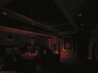 China 110 - 220V Fibre Optic Ceiling Light Kit Acoustical Black / Navy Blue / UV PMMA Body for sale
