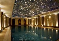 China Cinema RGB Color Fiber Optic Star Ceiling Panels Remote Control Polyester Fiberboard for sale