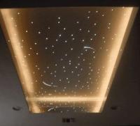 China Cinema RGB Color Fiber Optic Star Ceiling Panels Remote Control Polyester Fiberboard for sale