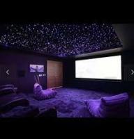 China Fiber Optic LED Twinkling Star Lights Ceiling Lights Polyester Fiberboard 9mm Thick for sale