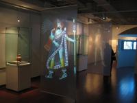 China 100um Transparent Rear Projection Film Holographic Screen Film For Shop Window for sale