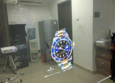 China Clear Holographic Rear Projection Screen Film Shop Window Projection 30m Length for sale