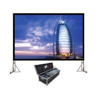 China 332×186cm 16:9 Fast Folding Projection Screen Outdoor With Aluminium Frame for sale
