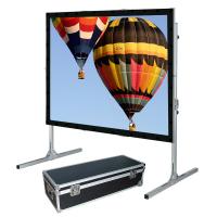 China 332×186cm 16:9 Fast Folding Projection Screen Outdoor With Aluminium Frame for sale