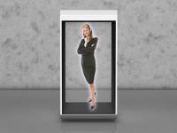 China Virtual Imaging 3d Hologram Display Showcase VGA HDMI High Transparency for sale