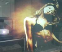 China 170 Degree transparent rear projection film For Glass Outdoor Projector Screen for sale