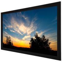 China Projector Cinema Theater Fixed Frame projection Screen 3D Silver Fabric for home cinema for sale