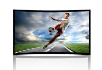 China High Contrast  Curved Rear Projection Screen ,  Fixed Projection Screen OEM ODM for sale