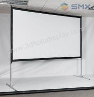 China Portable Projector Fast Fold Screens / Movie Presentation Rear Projection Screen for sale