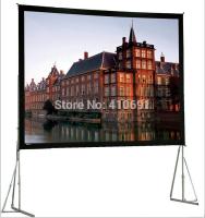 China Portable Projector Fast Fold Screens / Movie Presentation Rear Projection Screen for sale