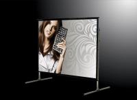 China Portable Projector Fast Fold Screens / Movie Presentation Rear Projection Screen for sale