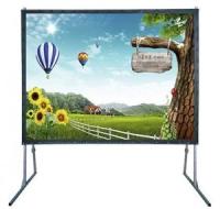 China Outdoor Folding Roll Up fast fold projection screen For Cinema for sale