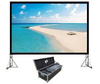 China Outdoor Folding Roll Up fast fold projection screen For Cinema for sale