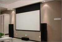China 70“ Motorized Cinema Projection Screens / projector screen ceiling mount for sale