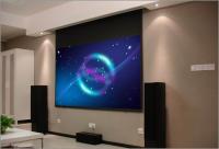 China Out door Electric Projection Screens Remote Control / presentation screen Roll Up for sale