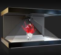 China Three Sides 3D Hologram Pyramid Holographic Display Box AC110-240V for sale