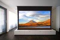 China Motorized Tab Tensioned Projector Screen 100
