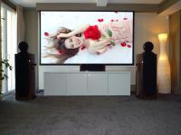 China Ceiling Mount Roll Up Electric 100 inch 16 9 projection screen for Education for sale