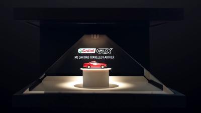 China 1920X1080 Resolution 3D Holographic Projection  with Tempered Hologram Glass and Plug and Play Setup for sale