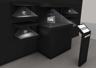 China 60Hz 3D Holographic Display Box Advertising Showcase VGA HDMI for sale