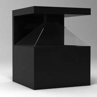 China Big Pyramid Hologram Glass Display Exhibition AC110V 3d Holo Display for sale