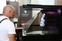 China 270° 22 Inch Full HD Hologram Pyramid 3D Display Showcase Hologram Box For Exhibition for sale