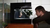China 270° 22 Inch Full HD Hologram Pyramid 3D Display Showcase Hologram Box For Exhibition for sale