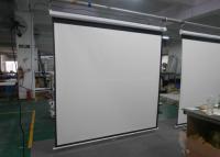 China 72 Inch 4:3 Wall Mount Manual Control Projector Screen Support OEM / ODM for sale