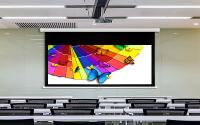 China 100-inch Pull-Down RManual Pull Down Projector Screens Universal Roll-Down Adjustable Screen Height for sale