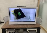 China 75 Inch Transparent LCD Showcase Jewelry Museum Exhibition 3D Hologram Pyramid Display for sale