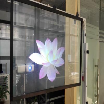 China Super Transparent Self Adhesive Holographic Projection Film Rear Type For Glass Windows for sale