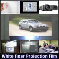 China OEM 3D Holographic Projection Film Adhesive Rear Projector Screen Film 4 Color Optional for sale