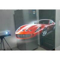 China Projector 3D Holographic Film Rear Projection Film Transparent Self Adhesive Window Display for sale