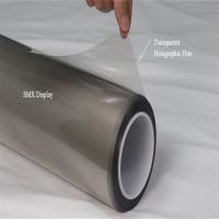 China Projector 3D Holographic Film Rear Projection Film Transparent Self Adhesive Window Display for sale