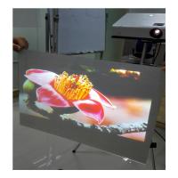 China Self Adhesive Holographic Rear Projection Film 3D Transparent For Window Projection for sale