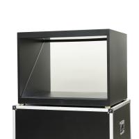 China 32inch 180 Degree Holo Cube 3D Hologram Showcase Display Full HD Hologram Pyramid Display for sale