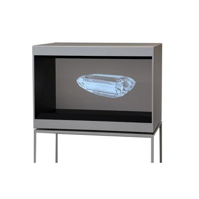 China 42inch 1 Side 180 Degree Holographic Display Case 3D Advertising Hologram Pyramid for sale