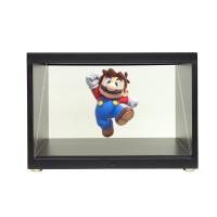 China 42inch 1 Side 180 Degree Holographic Display Case 3D Advertising Hologram Pyramid for sale