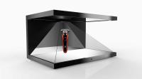 China 3 Sides 270 Degree Holographic Pyramid Display Showcase 22 Inch Small Size for sale