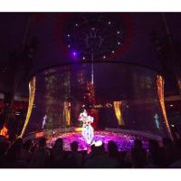 China Fireproof B2 Holo Gauze Holographic Mesh Screen For 3D Projection for sale
