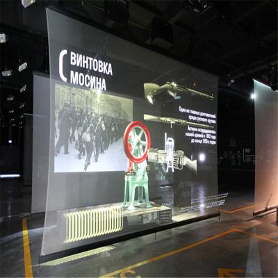 China New Holo Gauze 3D Hologram Mesh Screen Holographic Projection Screens Used For Stage Wedding Exhibitions for sale